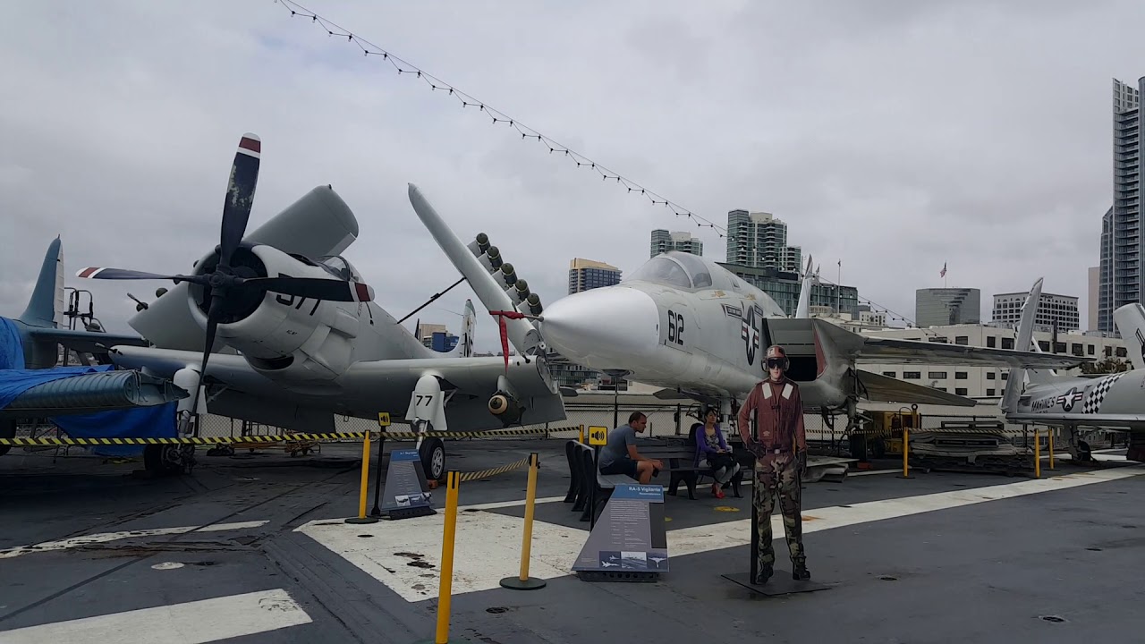 USS Midway, Flight Deck - San Diego (CA) - YouTube