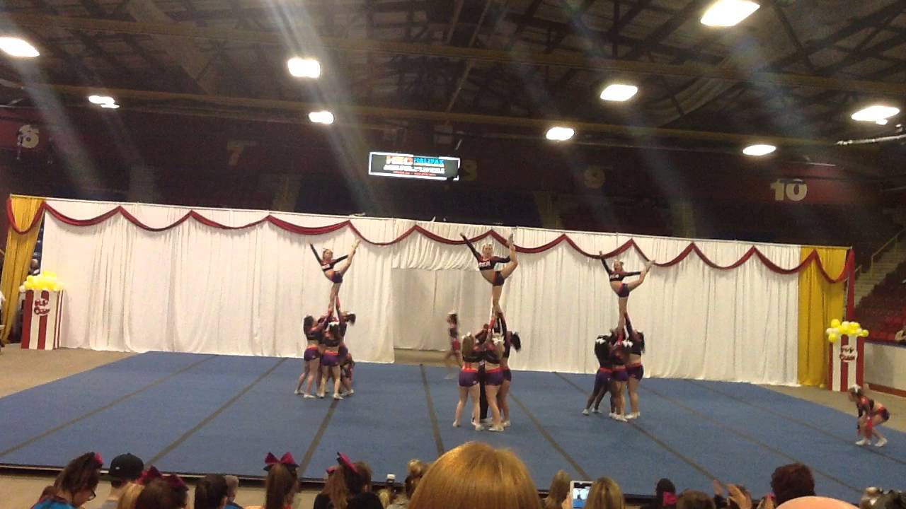 Cheer Blast 2016 Day 2 Scotia Cheerleading Bomb Squad IOCOED 4.2 - YouTube