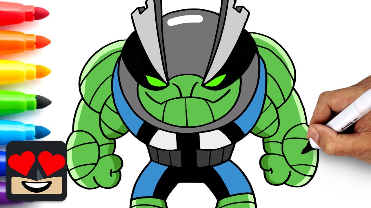 How To Draw Slapback | Ben 10 - YouTube