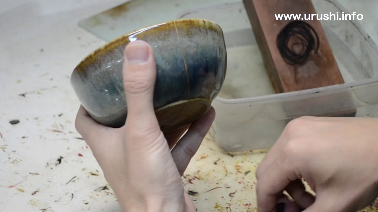 Traditional Kintsugi process(Premium gold) speed-up version. - YouTube