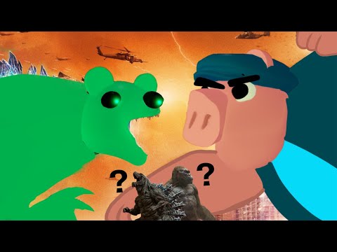 godzilla vs kong but its piggy