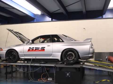 Nissan Skyline R32 GTR 800+PS T88 Single Turbo MPS-Engineering - YouTube