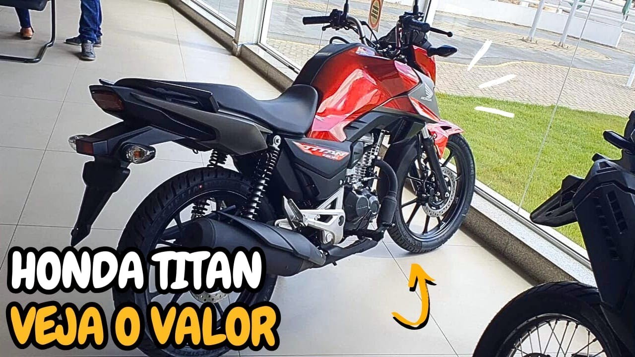 HONDA TITAN VERMELHA PREÇO ATUALIZADO - YouTube