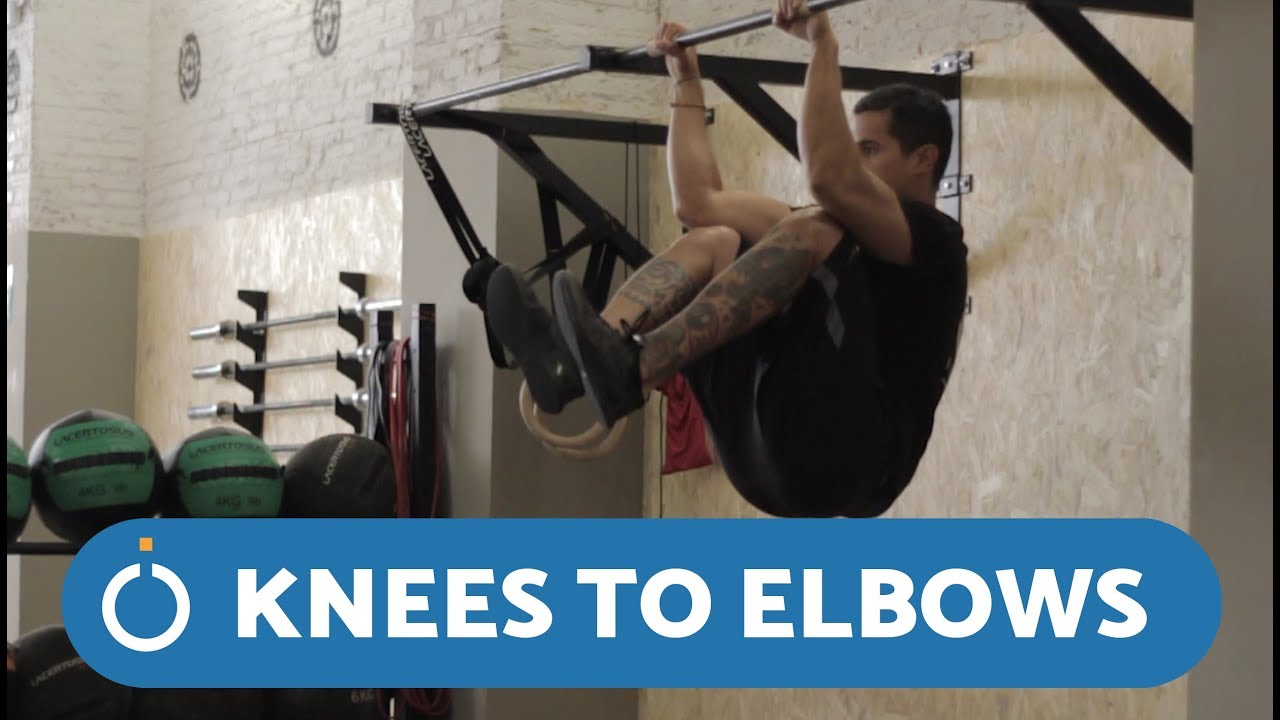 KNEES TO ELBOW Crossfit - CROSSFIT EJERCICIO - YouTube