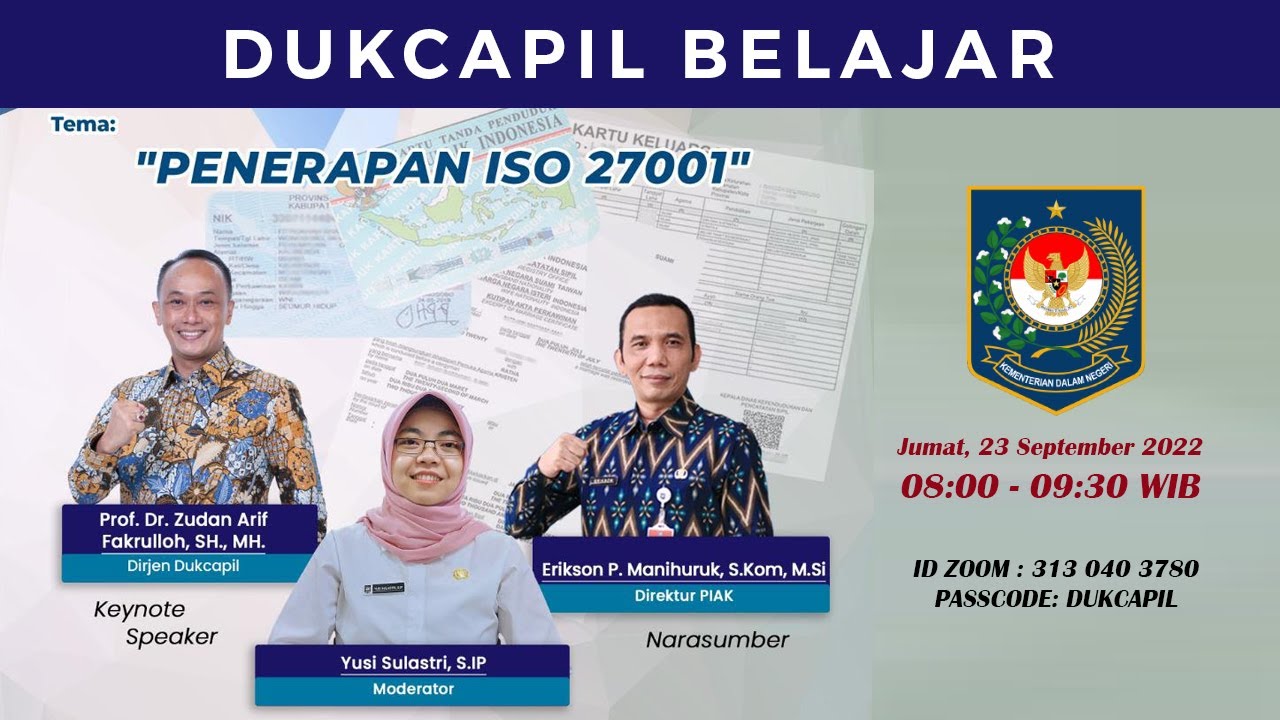 Penerapan ISO 27001 | Dukcapil Belajar #35 - YouTube