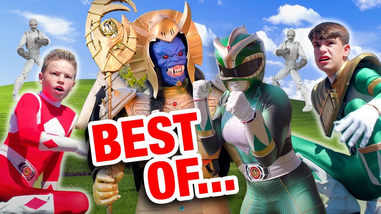 Best of BTS Green Ranger vs Red Ranger Power Rangers - YouTube