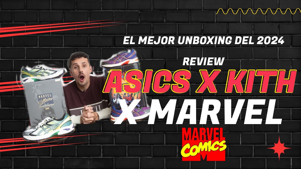RESEÑA: ASICS X KITH X MARVEL GREEN GOBLIN Y MAGNETO - EL MEJOR UNBOXING DE 2024 - YouTube