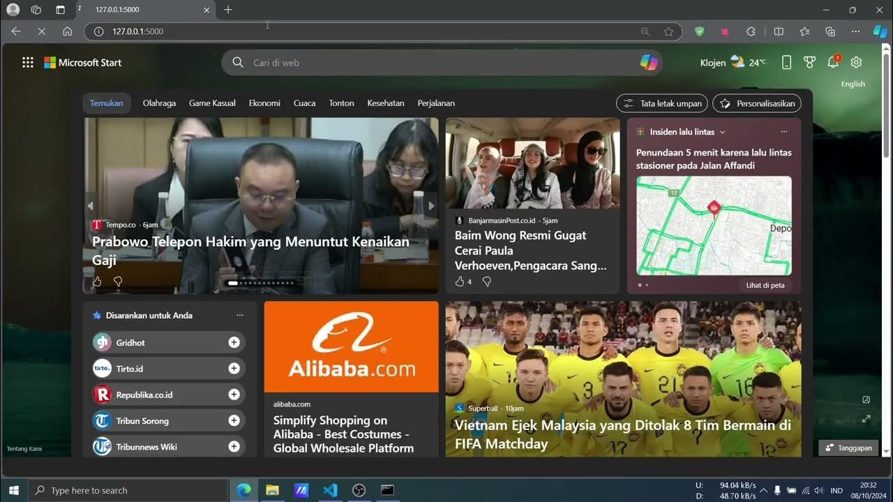 Tutorial Flask Python dengan Visual Studio Code dan XAMPP | UTS Pemrograman Open Source - YouTube