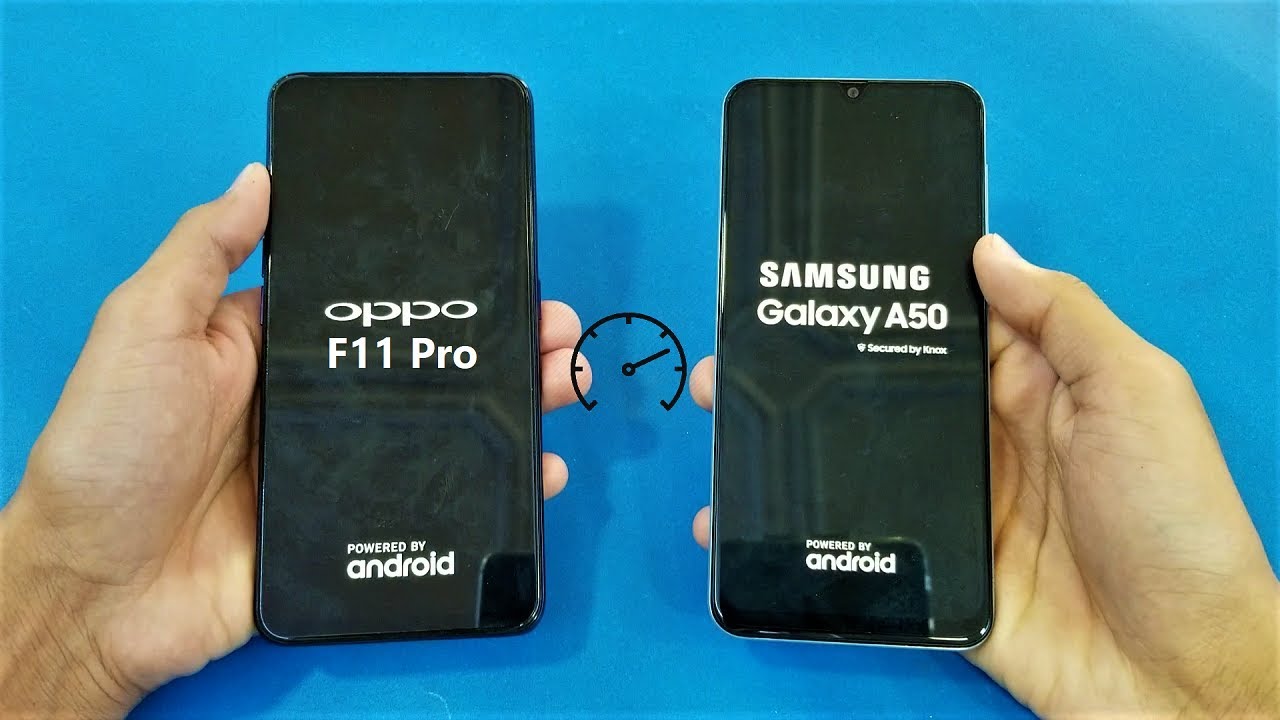 Oppo F11 Pro vs Samsung Galaxy A50 - SPEED TEST! - (HD) - YouTube