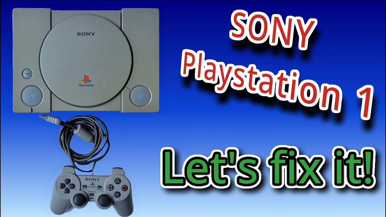 PS1 REPAIR - bad video output - Can it be fixed? - YouTube