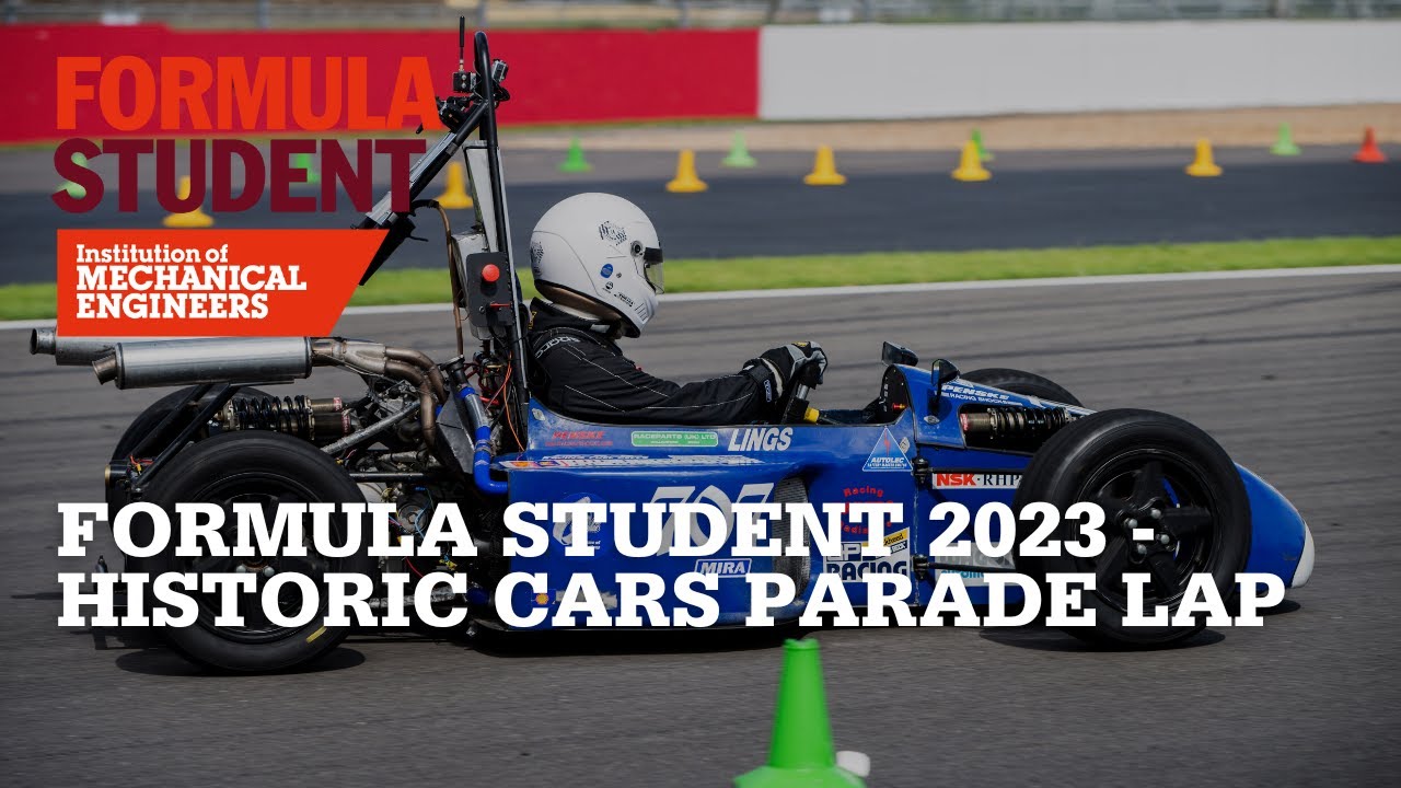 Formula Student 2023 - Historic Cars Parade Lap - YouTube