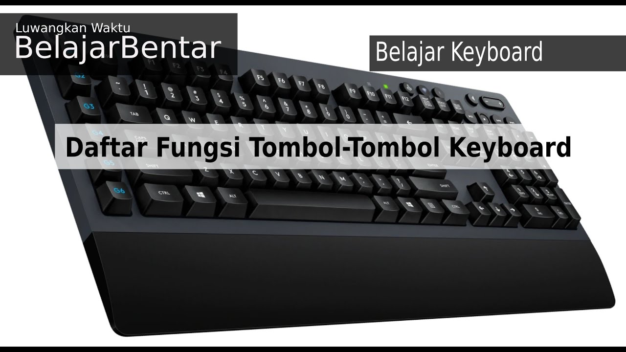 Tutorial Komputer TIK ICT Cara, Fungsi, Kegunaan, Daftar Tombol-Tombol ...