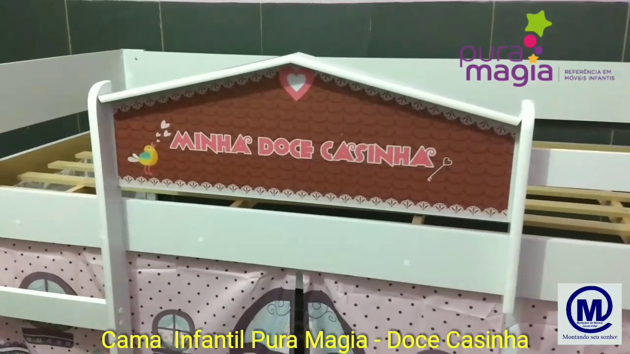 Cama Infantil Pura Magia - Doce Casinha - Montador de móveis Jacob ...
