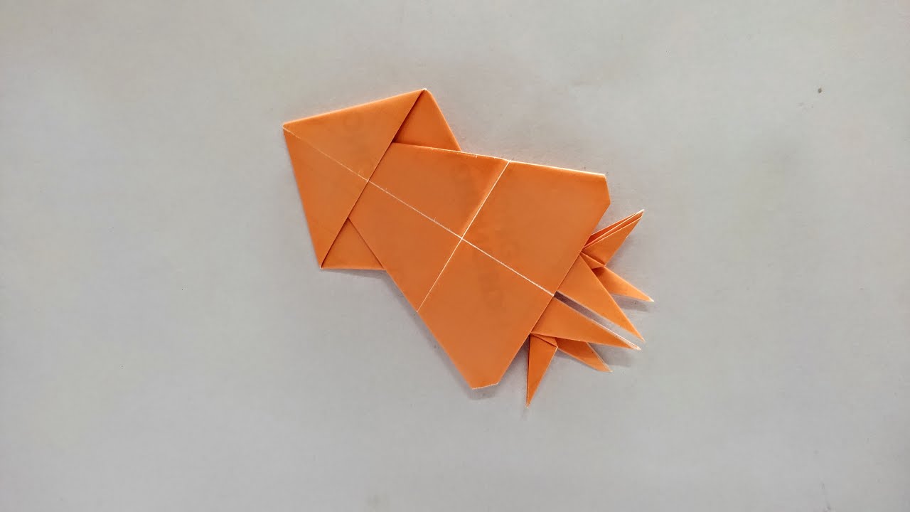 How To Make a paper Origami Squid step by step - YouTube