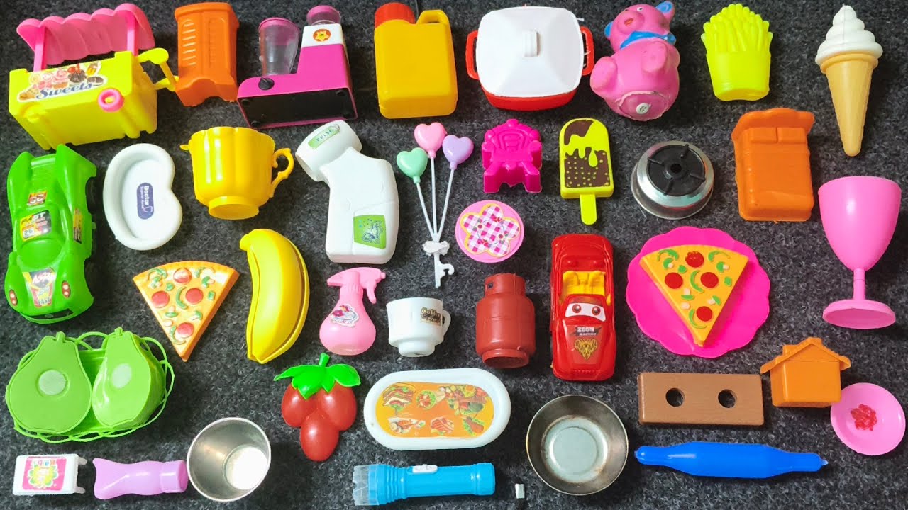 Huge Toy Collection Unboxing 🍕🍦 | Toy Food, Cars & Kitchen Fun! - YouTube