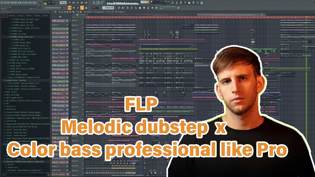 Professional Melodic Dubstep x Color Bass FLP Template (Illenium, Said ...