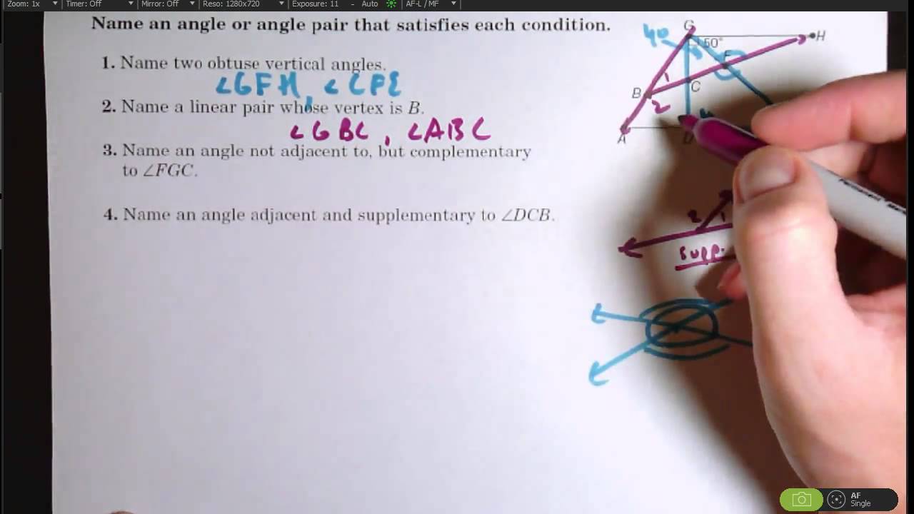 Geometry - 1.5 - Homework Help - YouTube