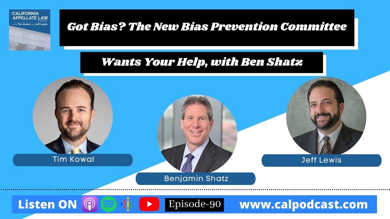 Got Bias The New Bias Prevention Committee Wants Your Help, with Ben ...