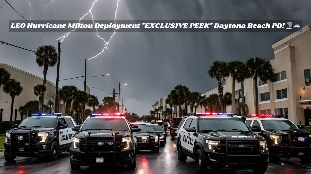 LEO Hurricane Milton Deployment *BEHIND THE SCENES* Daytona Beach PD ...