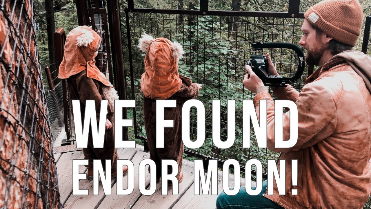 We found a real life ENDOR MOON with EWOKS! (In Vancouver) - YouTube