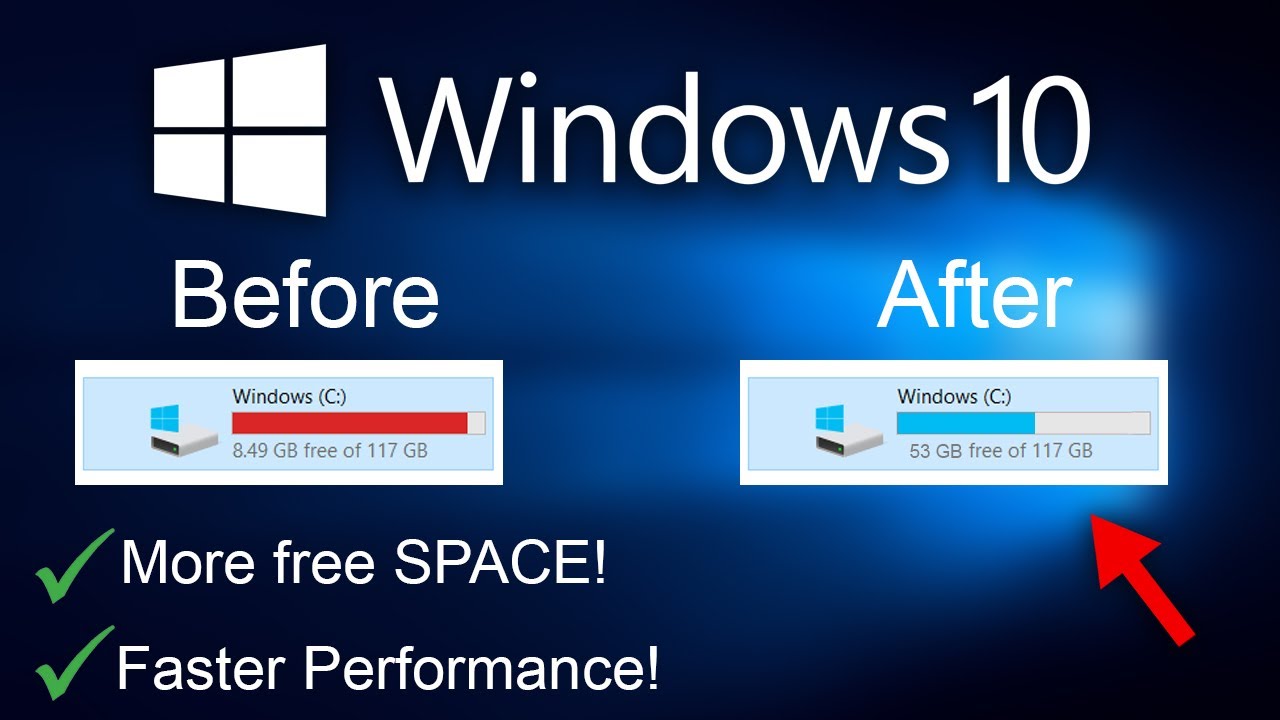 How to Clean C Drive In Windows 10 | Make Your Laptop Faster - YouTube