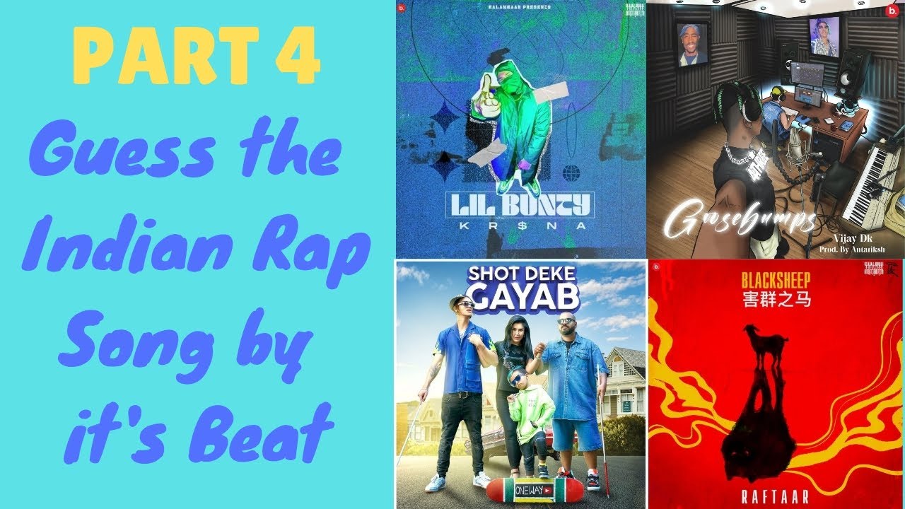 Guess The Indian Rap Song by it's Beat | Part 4 |ft. Emiway, Mc Stan ...