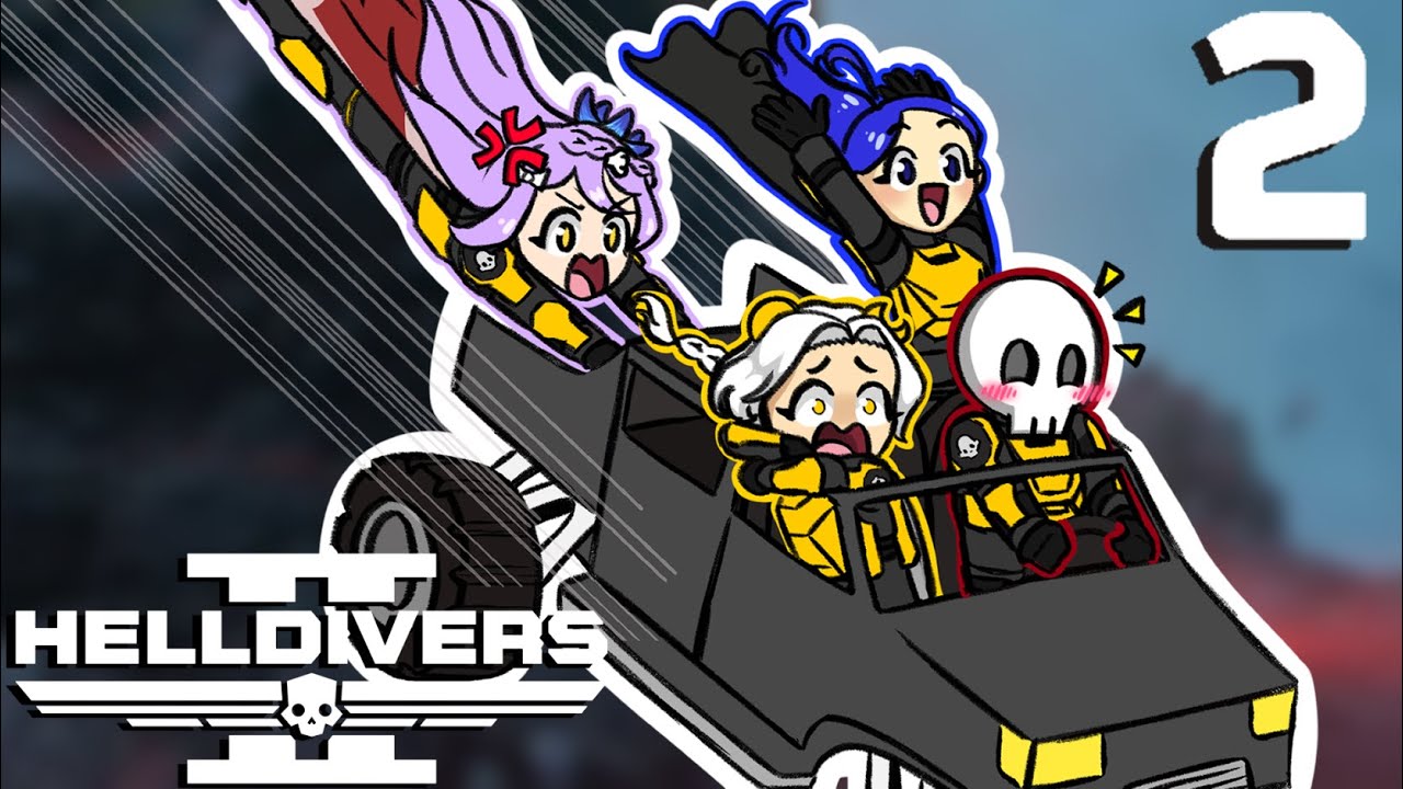 DRIVING IN HELL... DIVERS || Helldivers pt. 2 - YouTube
