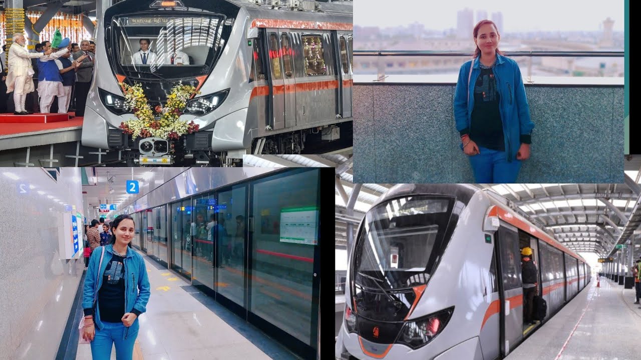 Ahmedabad Metro Train Full Tour Vlog || Must Watch Ahmedabad Metro # ...