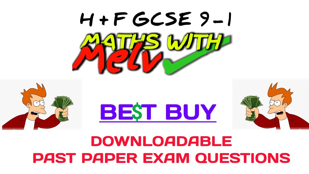 Best Buy GCSE Maths Past Paper Exam Questions - YouTube