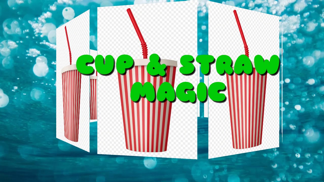 Cup and straw magic - YouTube