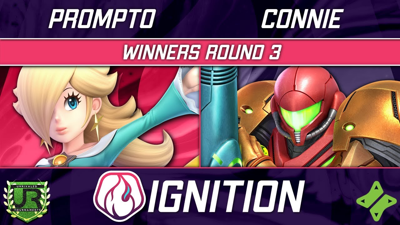 Prompto (Rosalina) vs Connie (Samus) - Ignition 321 WINNERS ROUND 3 - YouTube
