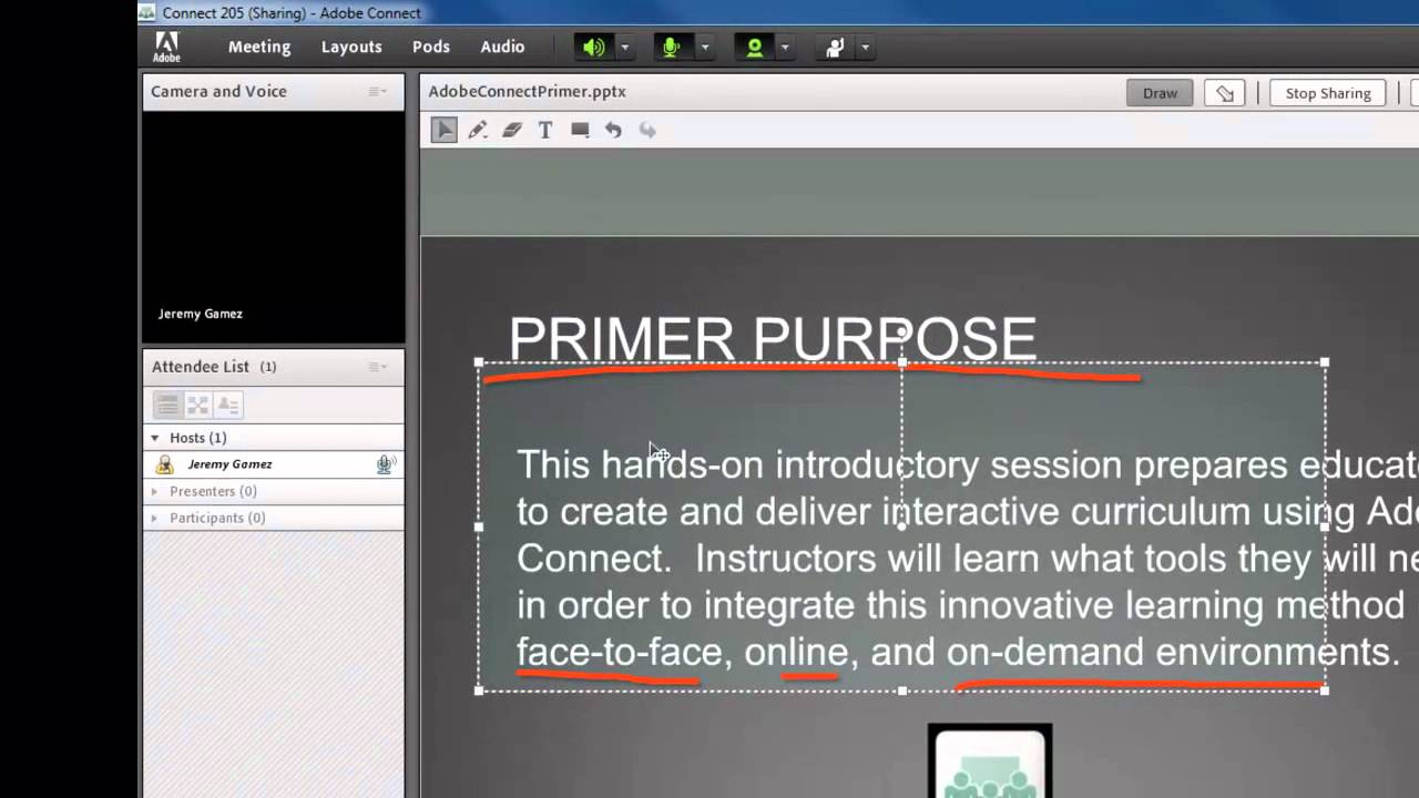 Adobe Connect - Navigating Share Pod - YouTube