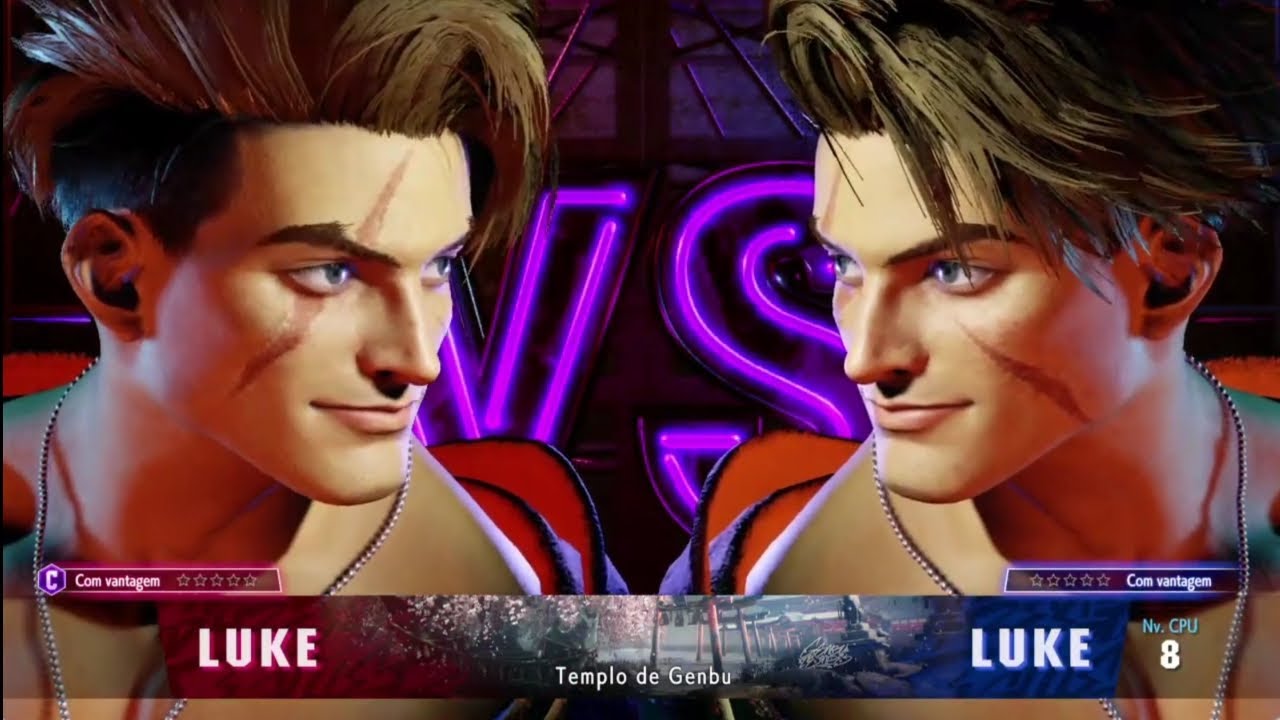 Street fighter 6 demo - Batalha contra CPU Level 8 🥊Luke VS Luke #fgc # ...