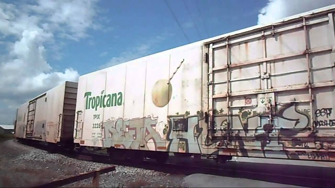 CSX Tropicana Juice Train The Vitamin C Train - YouTube