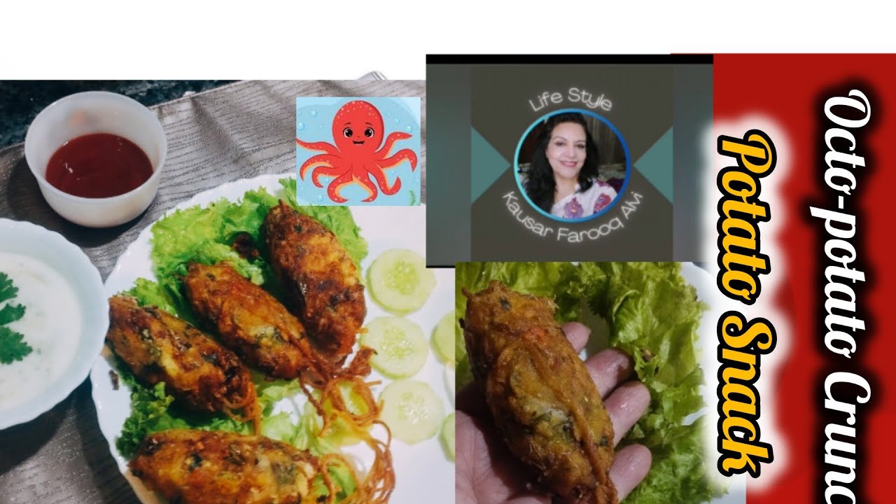 Crunchy Octo- Potato Treat | Tasty Sea -Inspired Vege Snack - YouTube