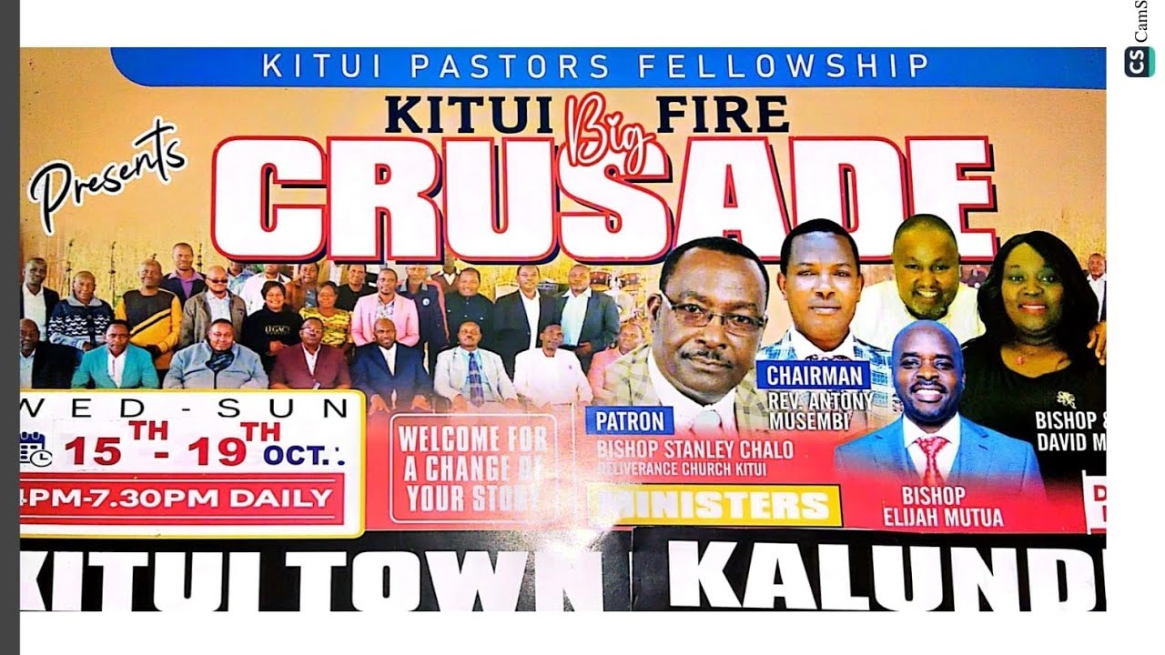 Kitui Pastors Fellowship Crusade Day 1 | Rev Cyrus Ndolo | Kalundu ...