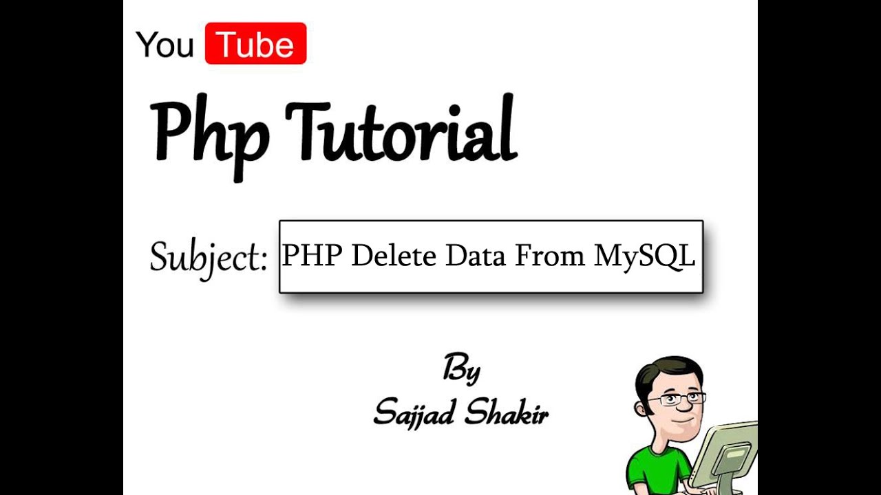 Php Tutorial Delete Data From Mysql Database Youtube 8232