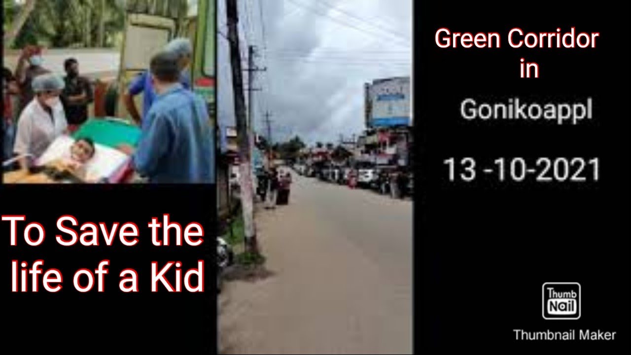 Green Corridor from Kannur to Banaglore in Gonikoppal, Coorg - YouTube
