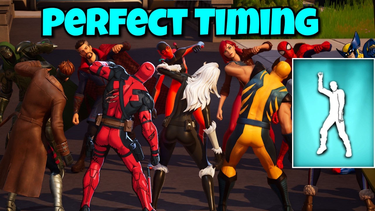 Fortnite Perfect Timing - Bye Bye Bye Emote 💖 (NSYNC / Deadpool Dance ...