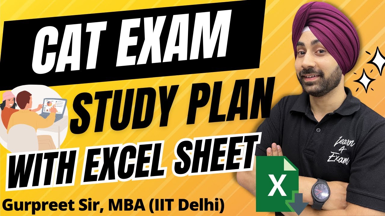 Study Plan for CAT Exam 2024 With Excel Sheet | Day Wise Plan From Feb ...