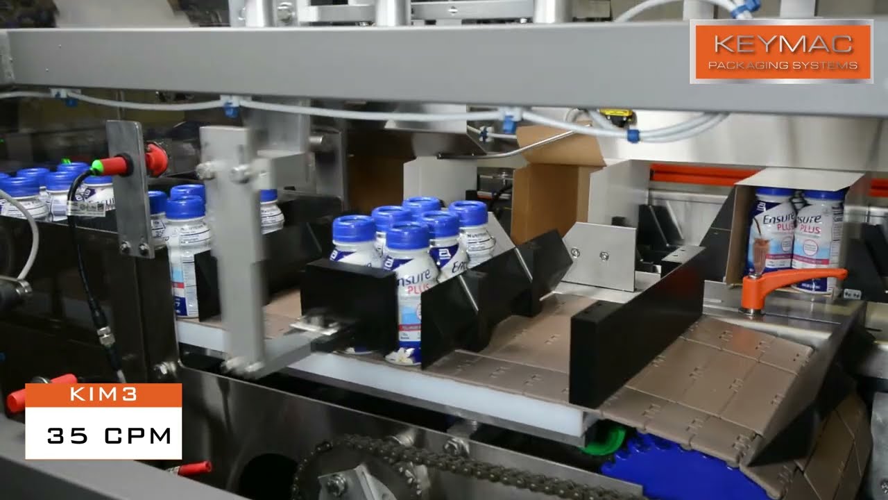 KEYMAC KIM3 INTERMITTENT MOTION CARTONER - YouTube