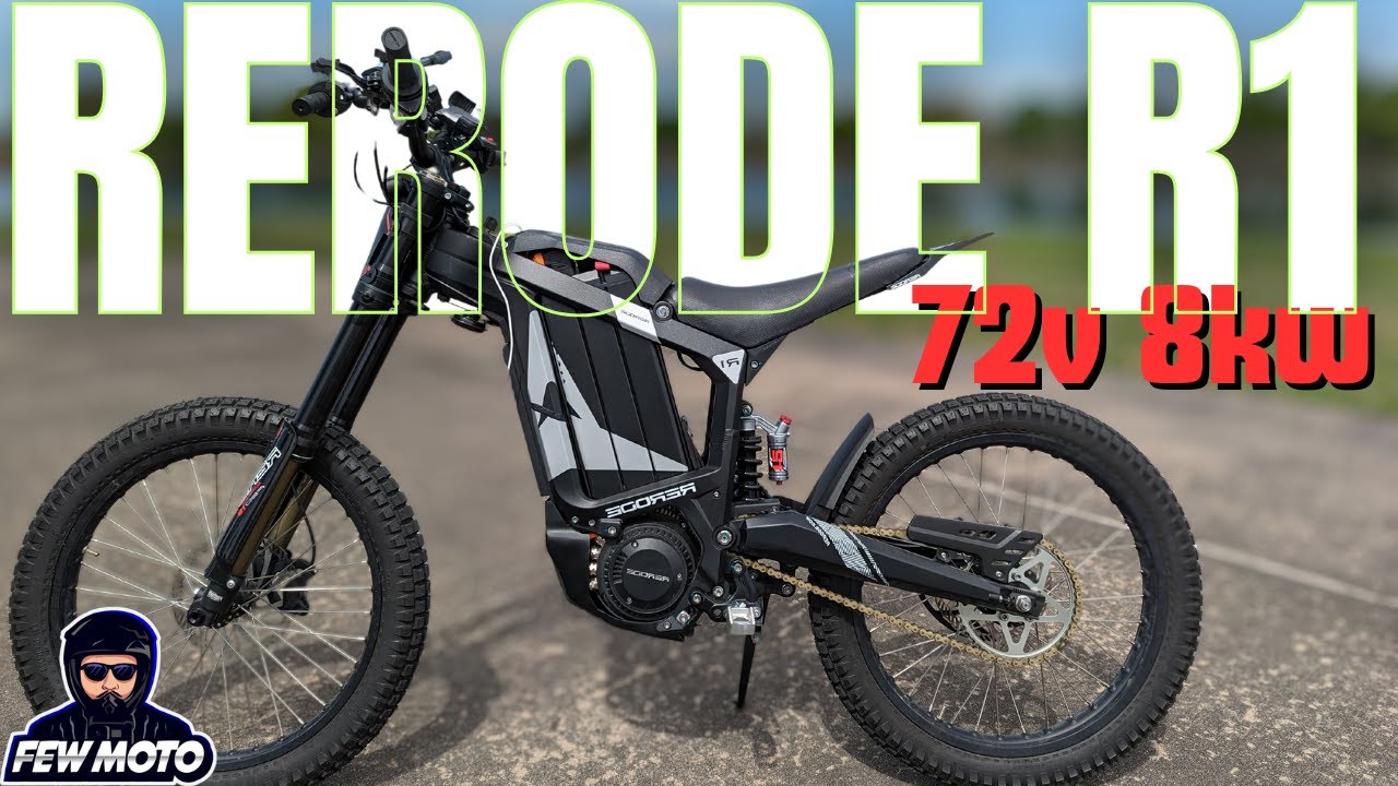 ReRode R1 72v Electric Dirt Bike: First Ride and Review - YouTube