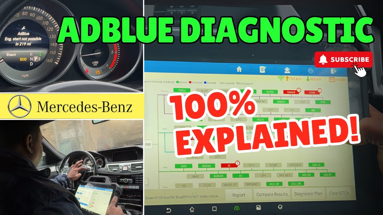 Mercedes AdBlue Problems | Our Diagnose & Assessment! - YouTube