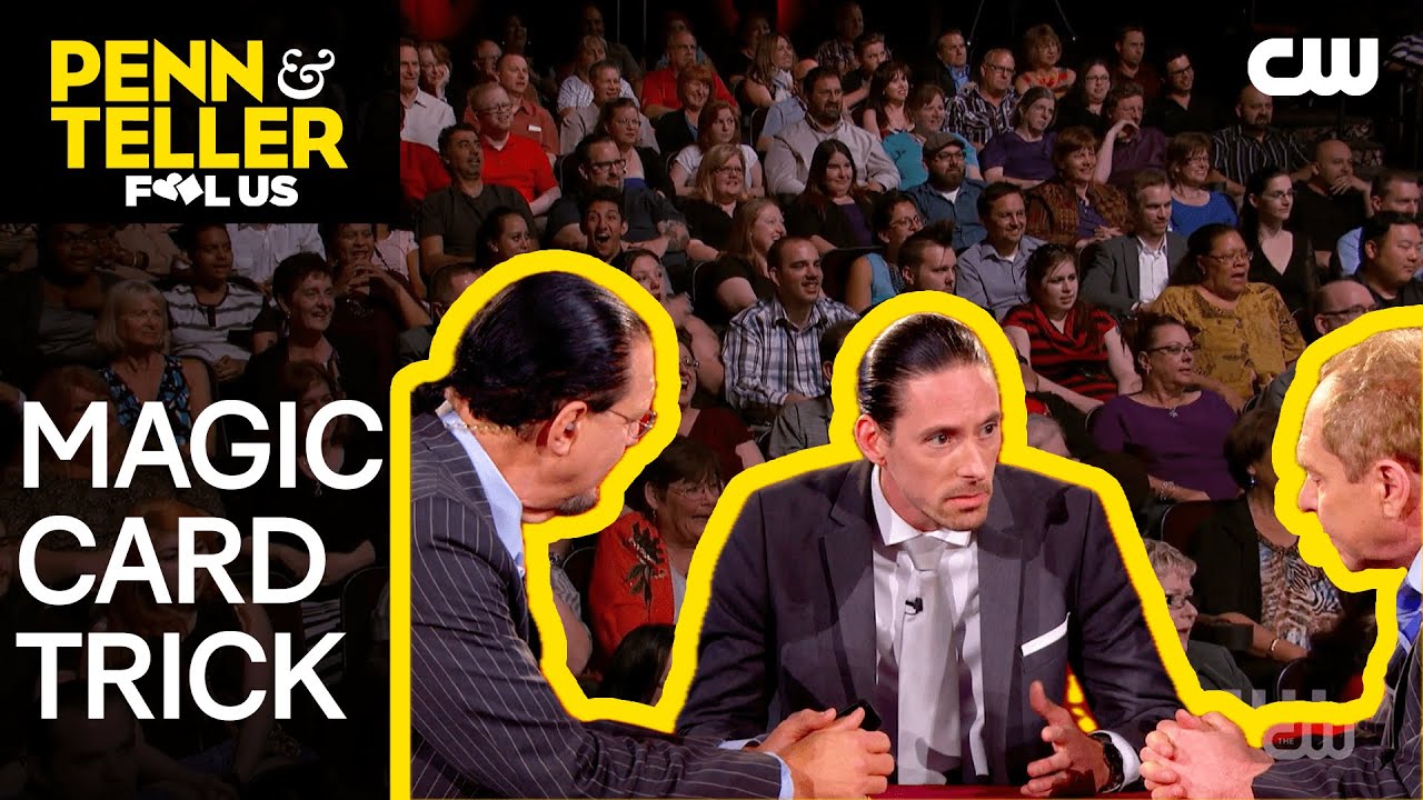 Magician Fools Penn & Teller with ID Card Magic Trick | Penn & Teller ...