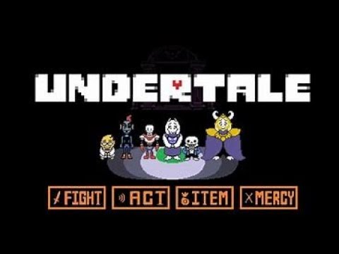 The Entire Lets play Undertale Walkthrough (Game Movie/All cutscenes ...