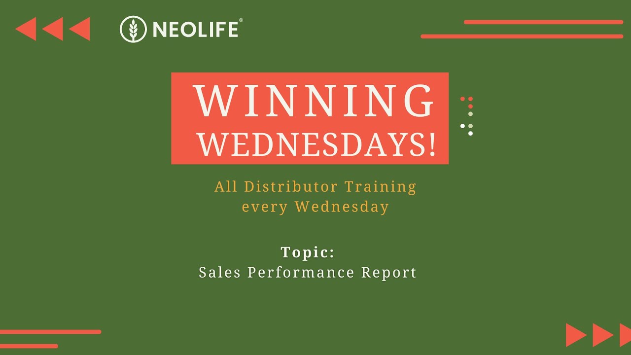 Tech Training: Sales Performance Report - YouTube