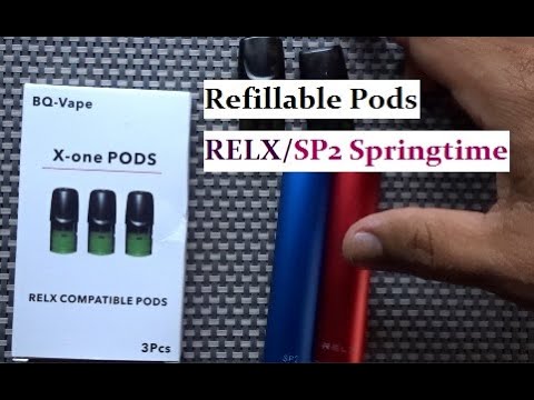 Refillable Pod RELX/SP2 SpringTime - YouTube