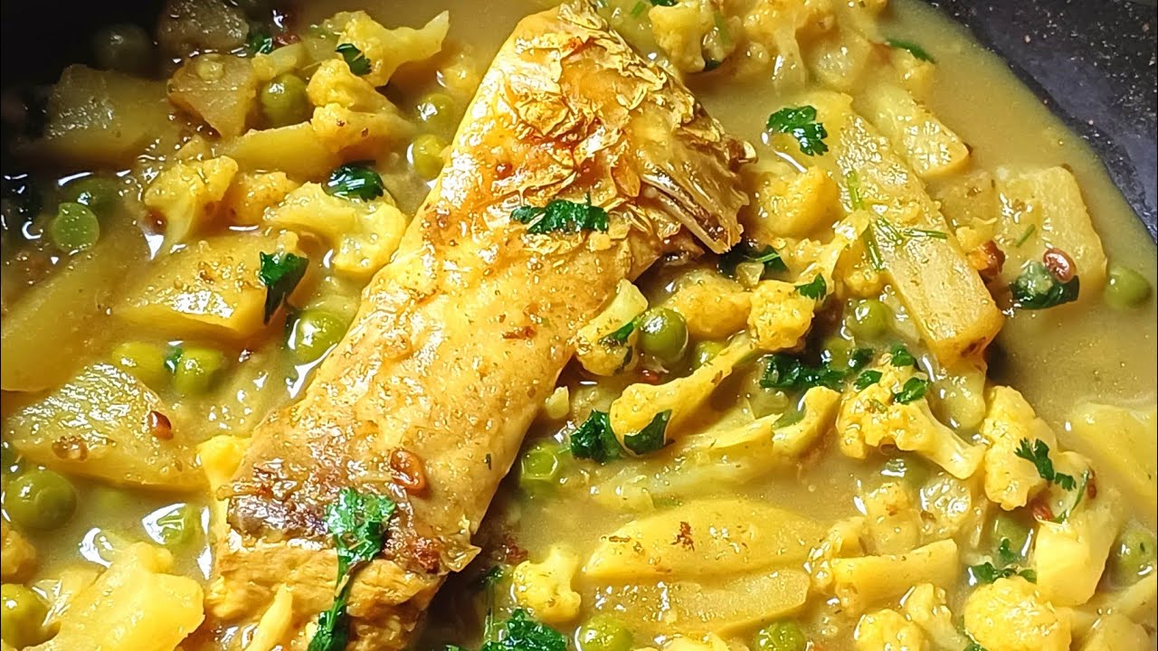 Fish With Veggies In Bengali Style | মাছের ঝোল রেসিপি | For Babies ...