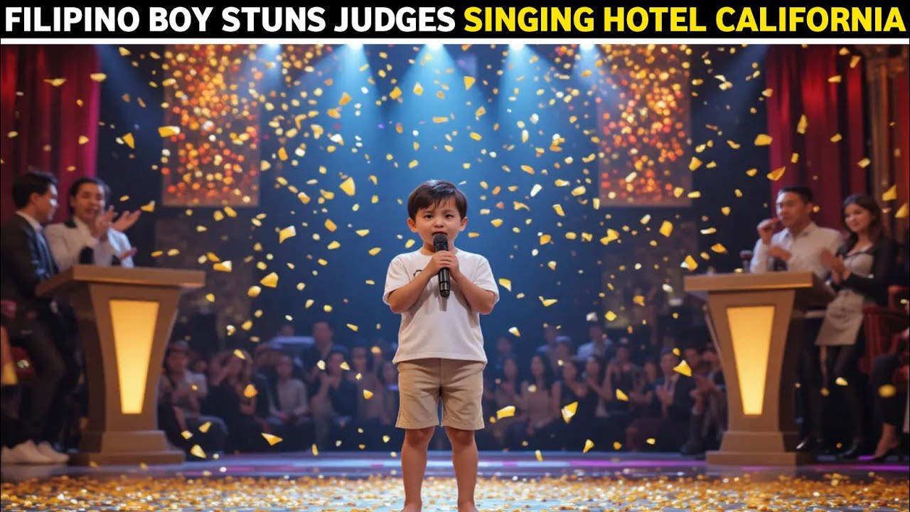 Poor Filipino Boy Sings Hotel California” Judges CRY & SMASH Golden ...