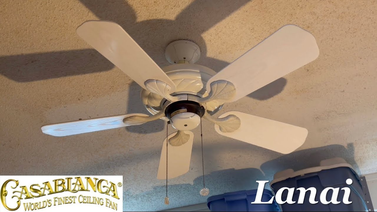 45" Casablanca Lanai Ceiling Fan (3-3) (2023 Remake) - YouTube